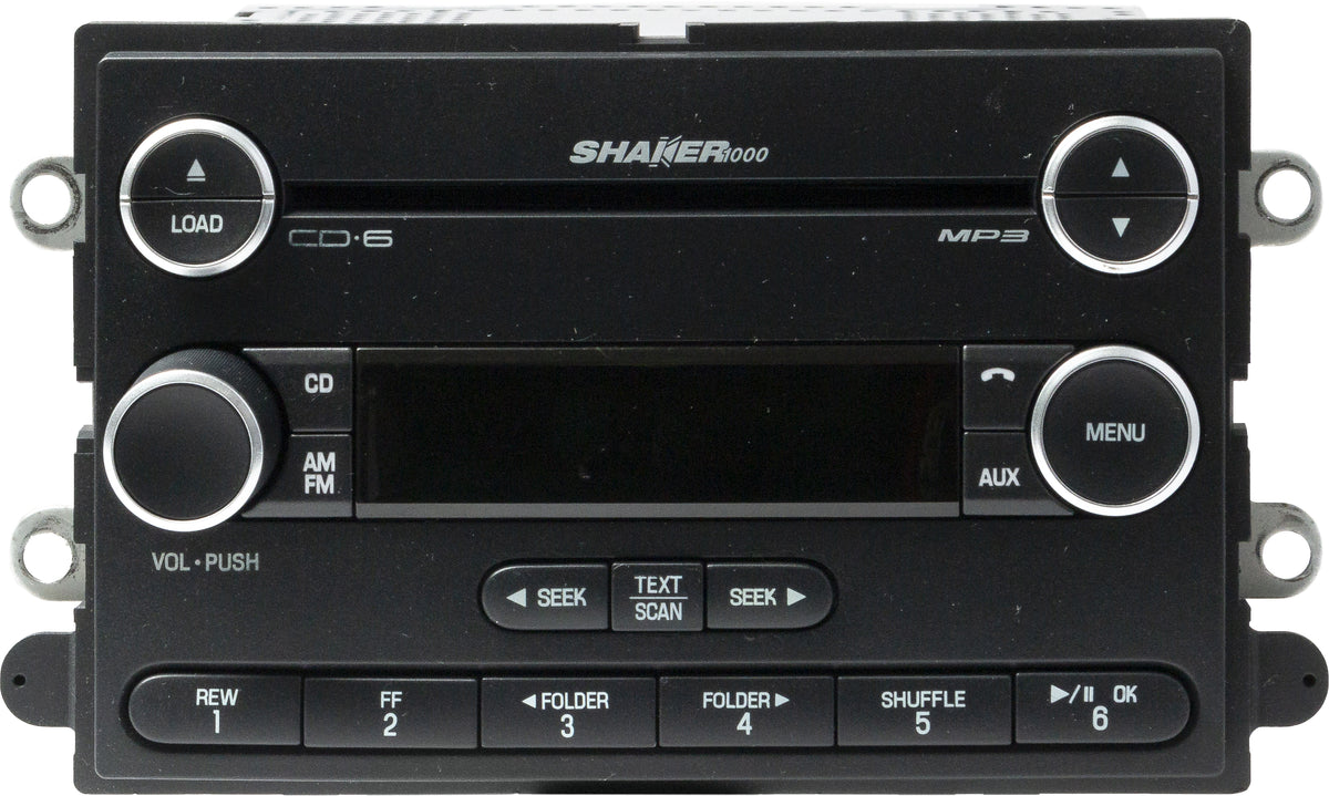 2008 Ford Mustang AM FM SAT Radio 6 Disc CD MP3 Player Model Number 8R – 1factoryradio