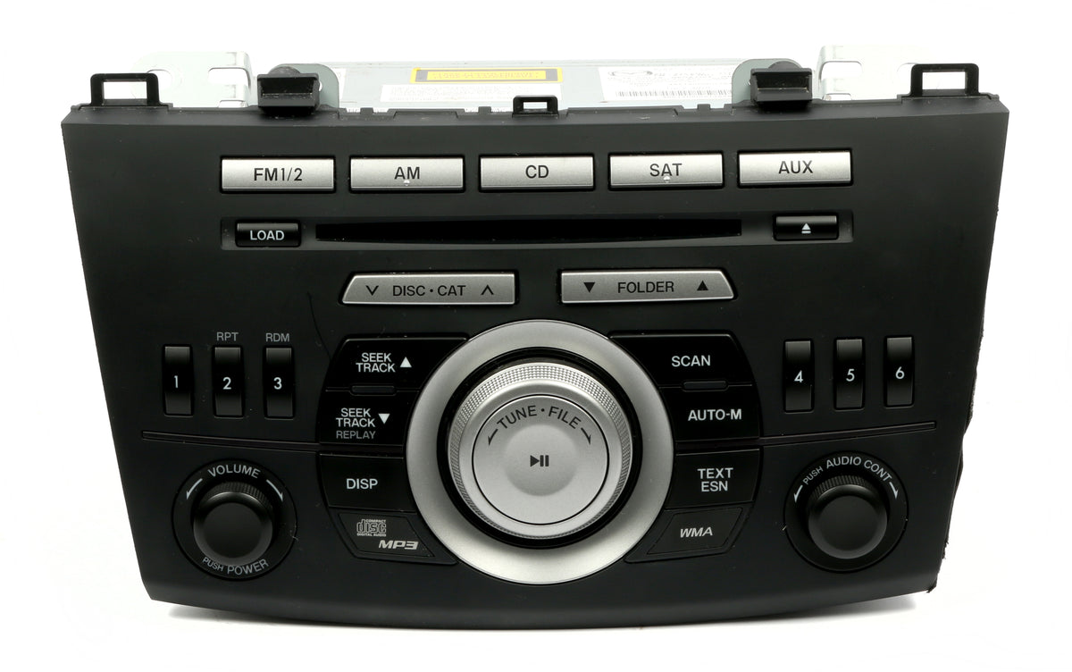 2011 Mazda 3 OEM AM FM Radio Single Disc CD MP3 Player BBM566AR0 – 1factoryradio