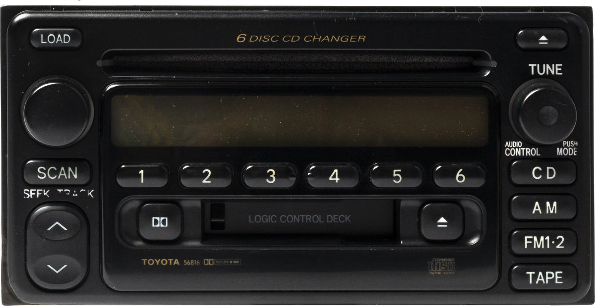 2001-2003 Toyota Highlander AMFM Radio 6 Disc CD Cassette 86120-48130 – 1factoryradio