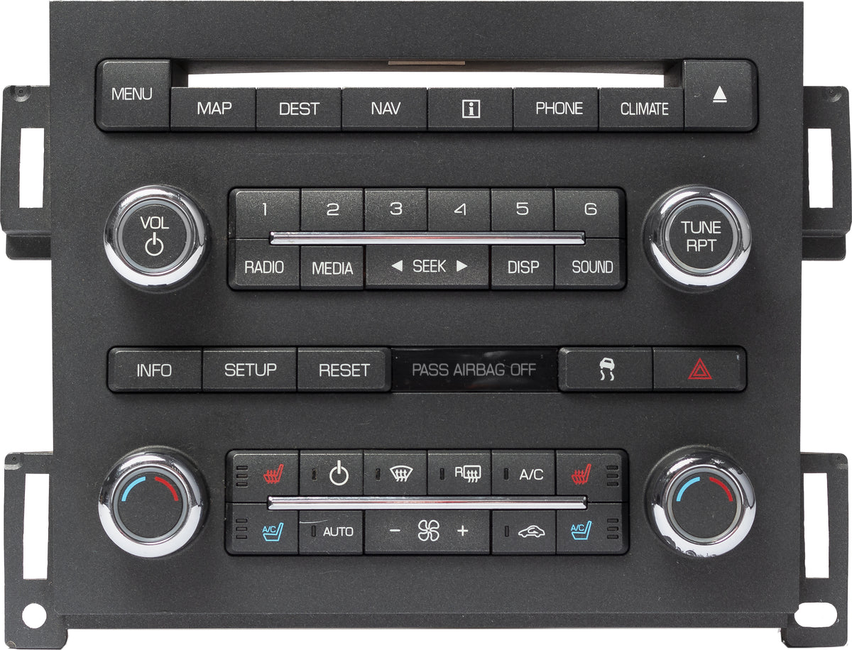 2009 Lincoln MKS Multimedia Temperature Control Panel Part Number 8A5T ...