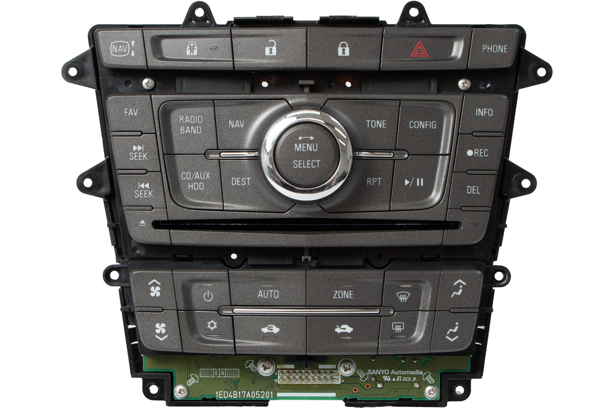 2010 Cadillac SRX Dash Mounted Multimedia Control Panel Opt UYS Part I ...