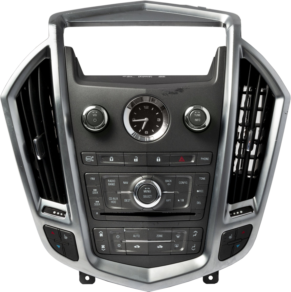 2011-2012 Cadillac SRX Multimedia Climate Heated Seat Control Panel 20 ...