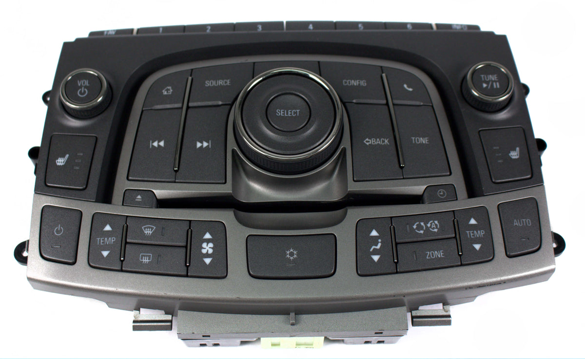 2012 Buick Lacrosse Dash Mounted Multimedia Climate Control Part Numbe ...