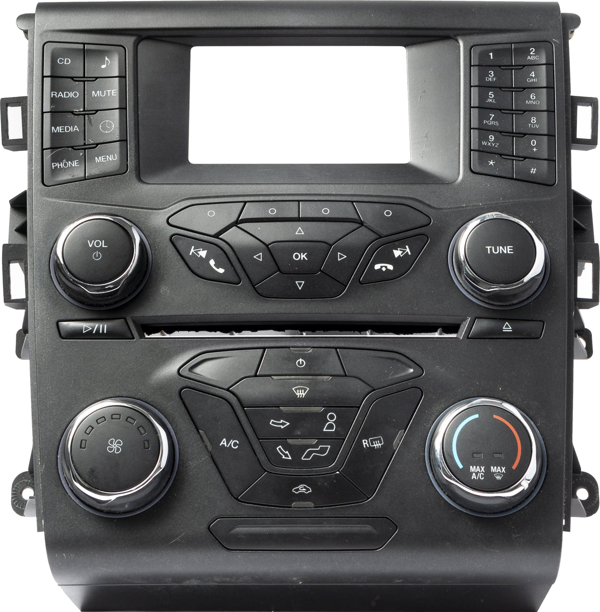 2015 Ford Fusion Dash-Mounted Multimedia Climate Control Panel Part FS ...