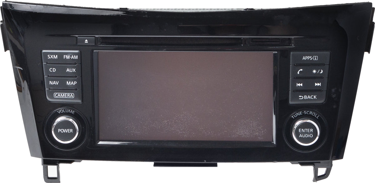 2017 Nissan Rogue AM FM SAT Radio BT CD Nav Telematics 7" Touchscreen ...