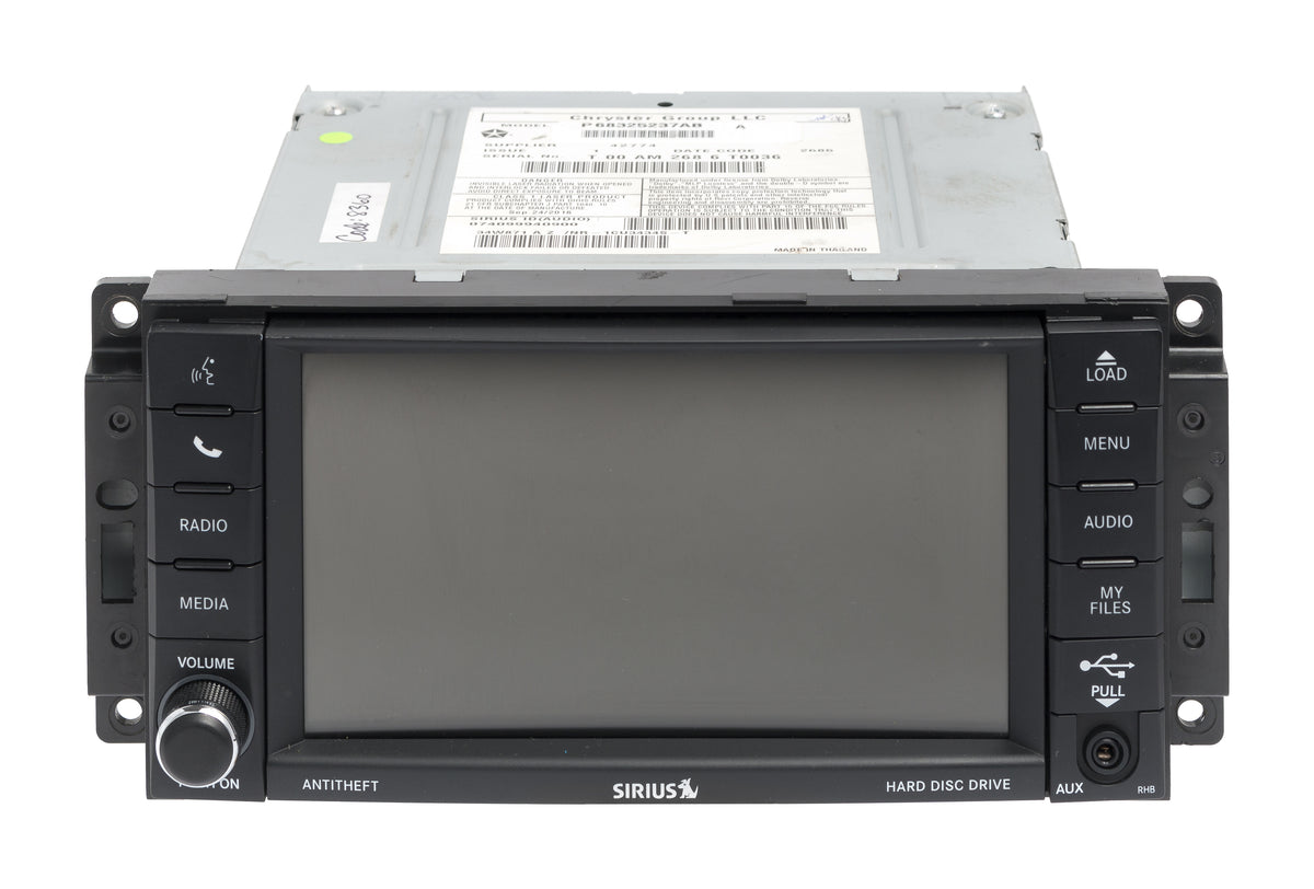 2012-20 Dodge Caravan Audio Radio 6.5" Screen Navigation Part 68325237 ...