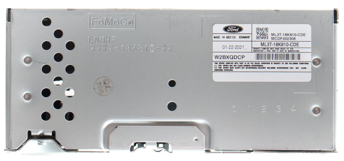 2021-24 Ford F150 AM FM Satellite-Capable Radio Bluetooth Module ML3T ...