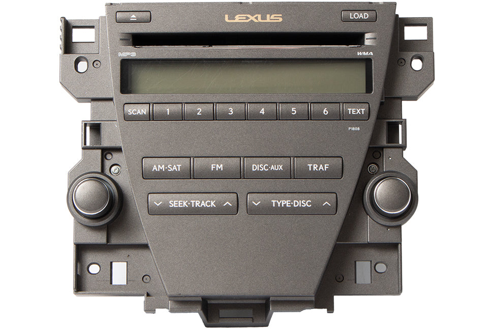 2007-2009 Lexus ES350 AM FM SAT Radio 6 Disc CD MP3 Player Face P1808 ...