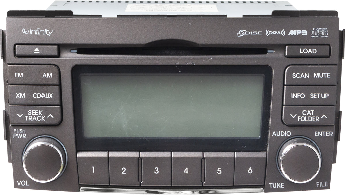 2009-10 Hyundai Sonata AM FM SAT Radio 6 Disc CD Player Option 963VB1 ...