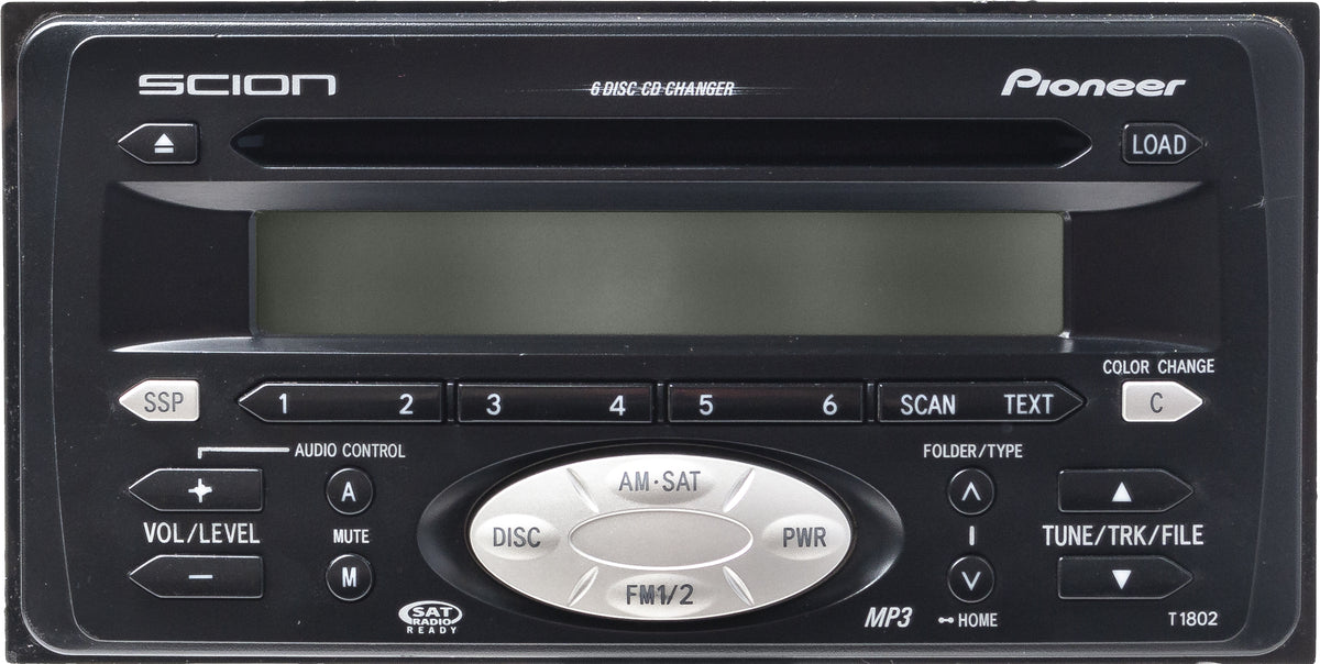 2004-05 Scion XB AM FM Radio 6 Disc CD Player Model Number 861200W110 ...