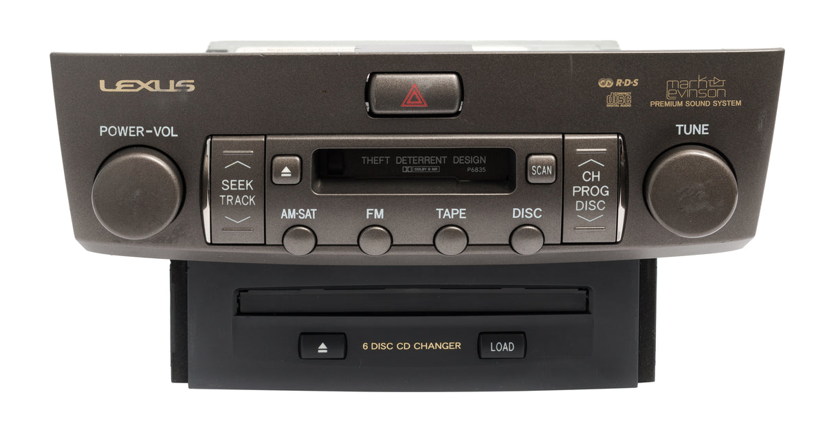 2004-2006 Lexus LS430 AM FM Radio Sat 6 Disc CD MP3 Player 86120-50B90 ...