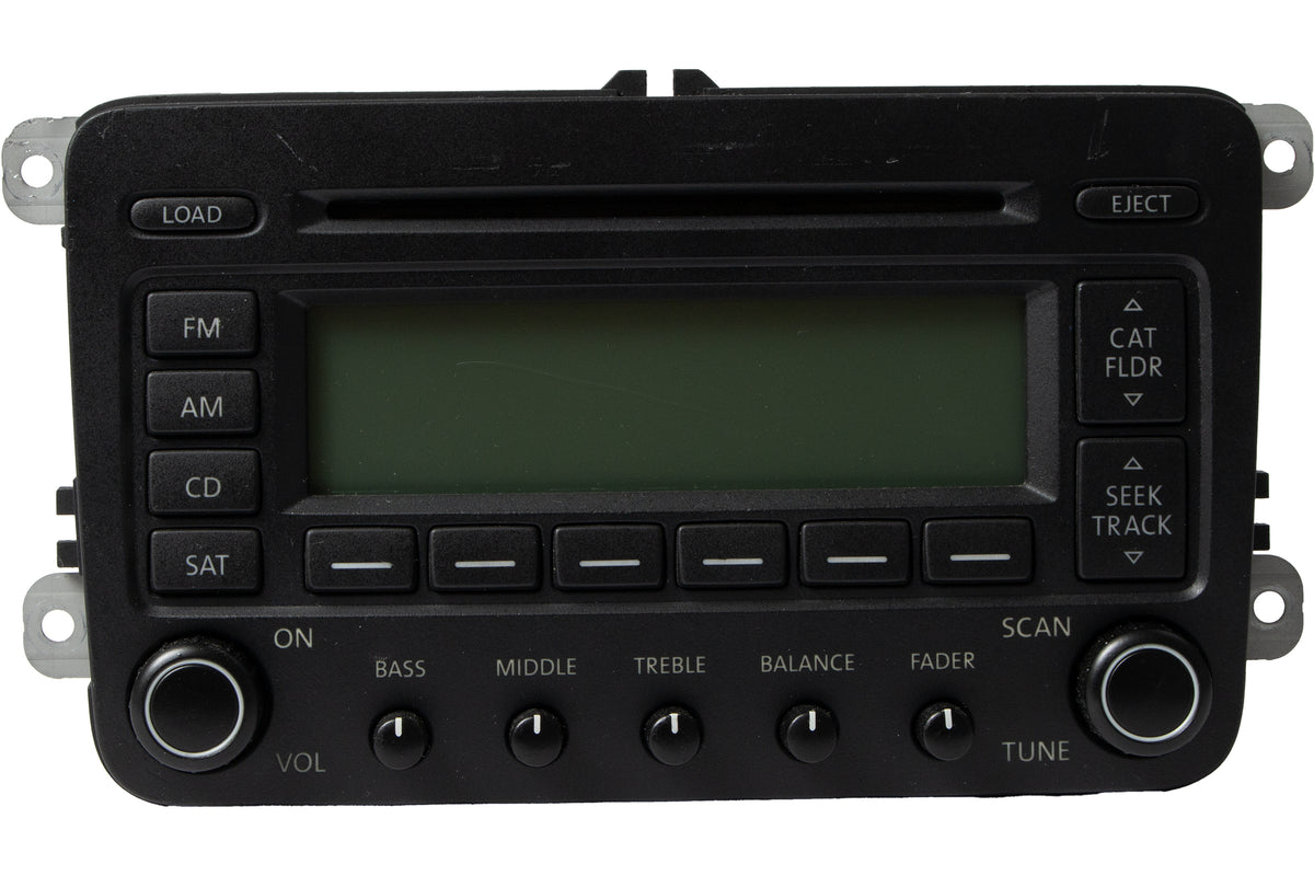 2006-2009 Volkswagen Golf Golf GTI AMFM SAT Radio 6 Disc CD MP3 Player ...