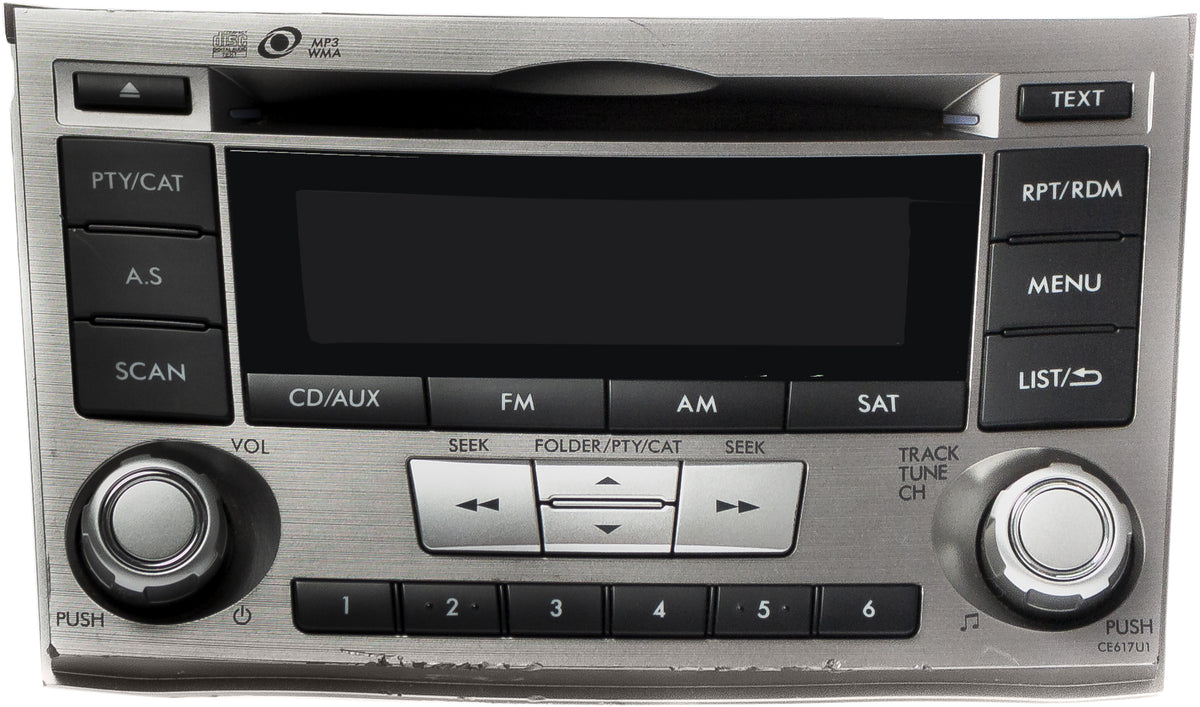 2012-14 Subaru Legacy AM FM Radio CD Player Part Number 86201-AJ61A Fa ...