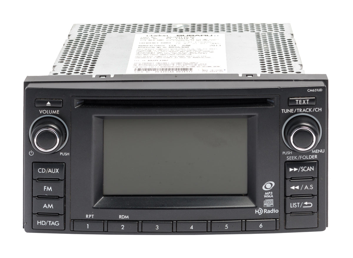 2012-14 Subaru Impreza AM FM Radio Single Disc CD Player 86201FJ630 OP ...