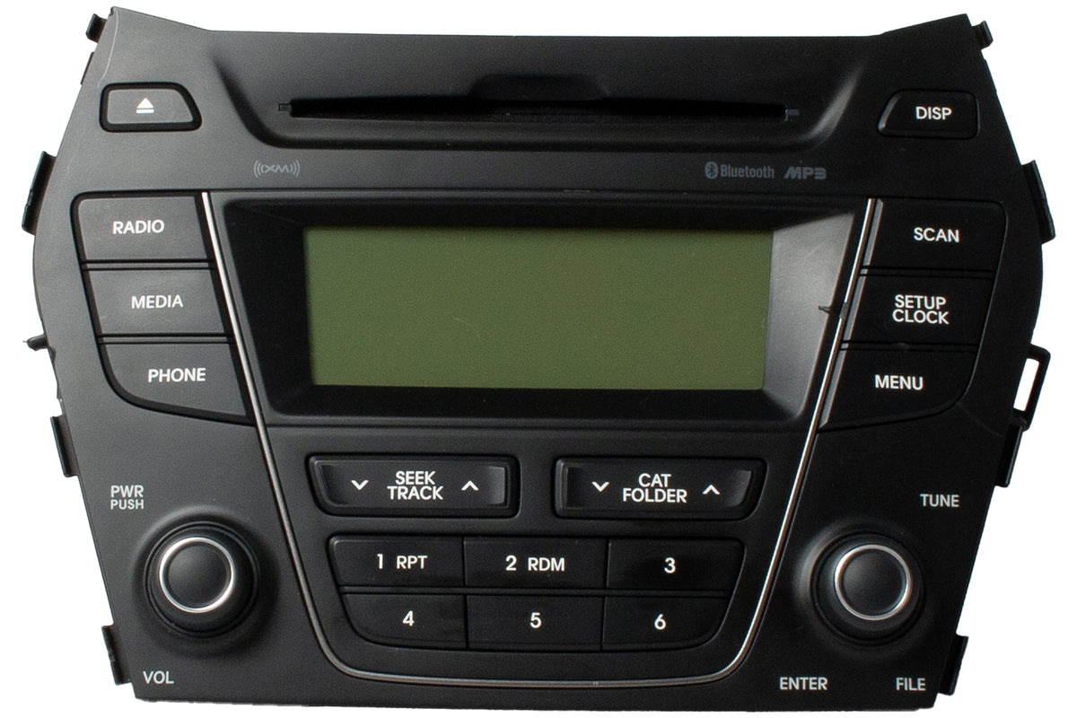 2013-2016 Hyundai Santa Fe AM FM SAT Radio CD MP3 Player Bluetooth 961 ...