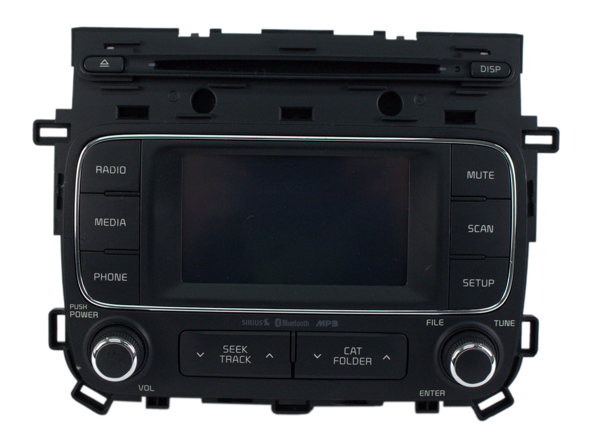 2015-2016 Kia Forte AM FM SAT Radio Single CD MP3 Player Bluetooth 961 ...