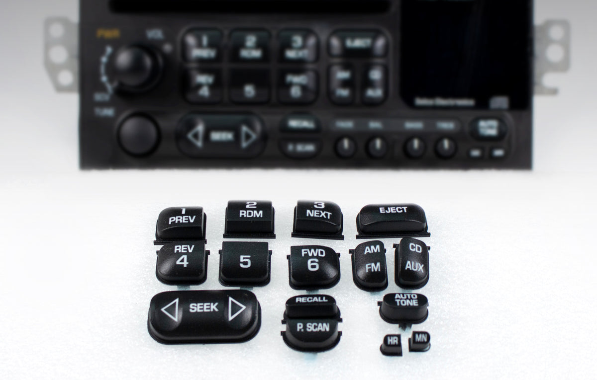 Replacement Radio Button Kit For 1995-2002 Chevy GMC Car Truck AM FM C ...