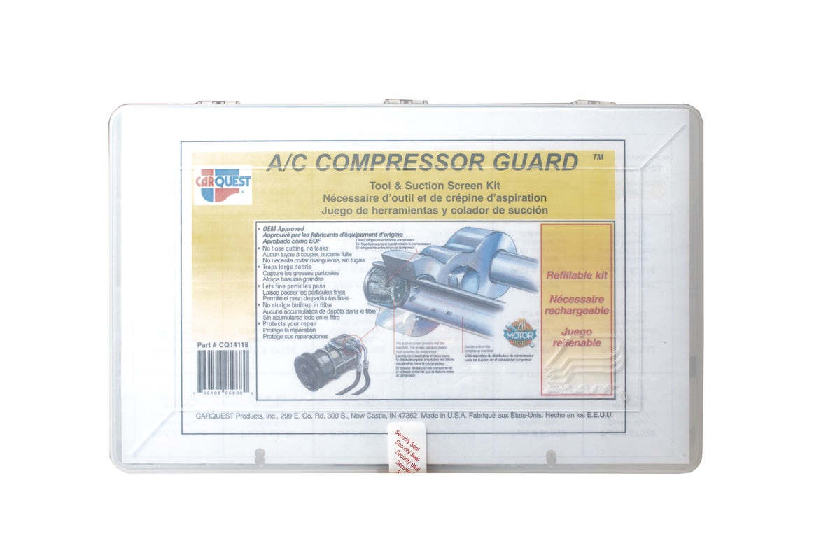 CarQuest A/C Compressor Guard Complete Tool Suction Screen Kit 20 Size ...