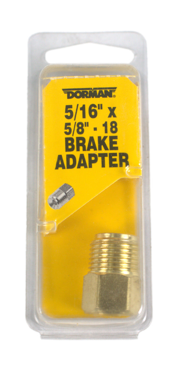 Dorman Autograde Brake Line Adapter Dual Brake 5/16" x 5/8 -18in Part ...