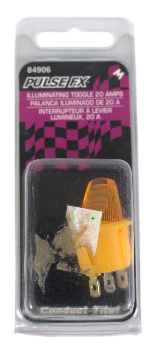 Dorman Conduct-Tite PULSE FX Illuminating Toggle Switch 20 Amp Yellow ...