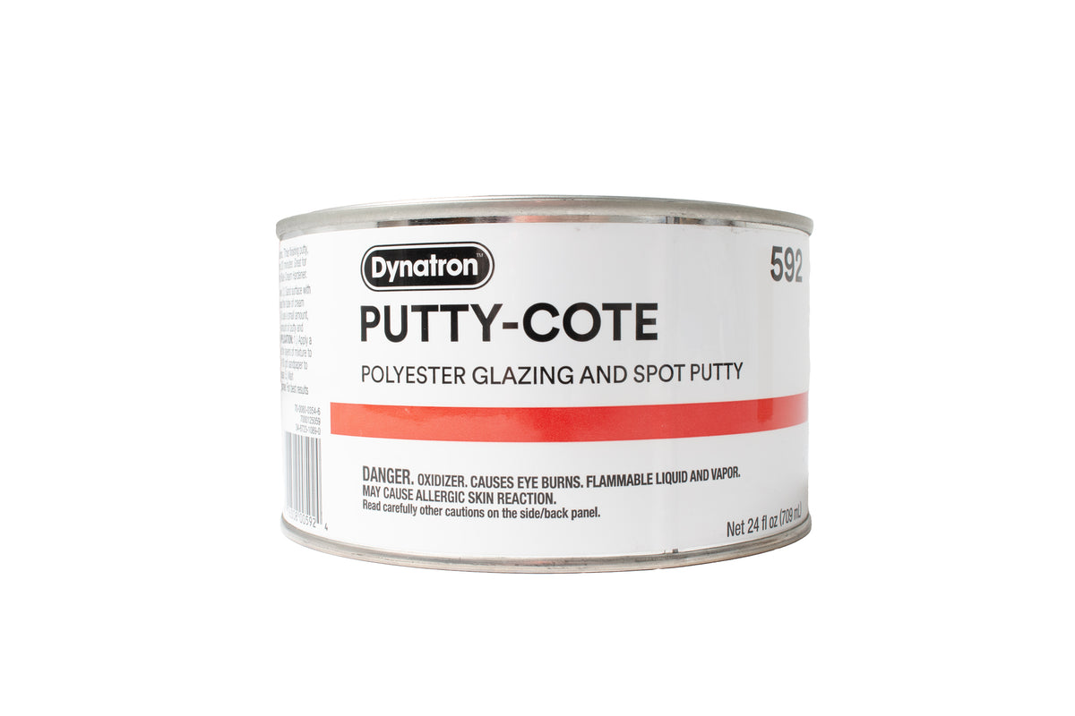 Dynatron Putty-Cote Polyester Glazing Spot Putty 1 EA Stainfree Resin ...