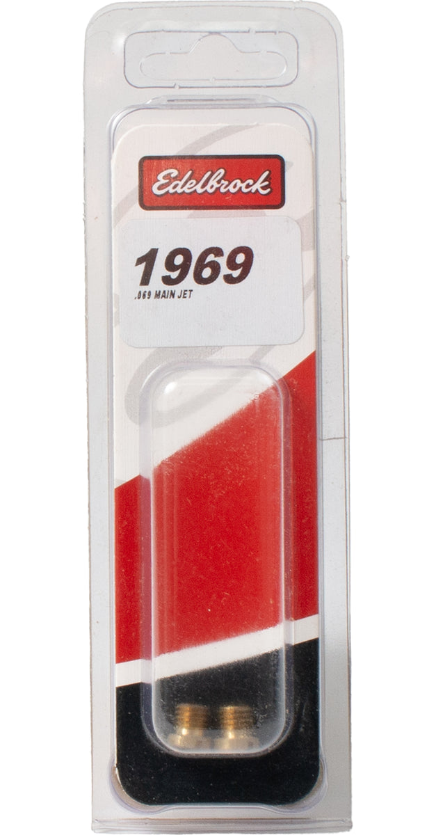 Edelbrock Replacement Carburetor Jet .069" Fits Edelbrock Q-Jet Carbs ...