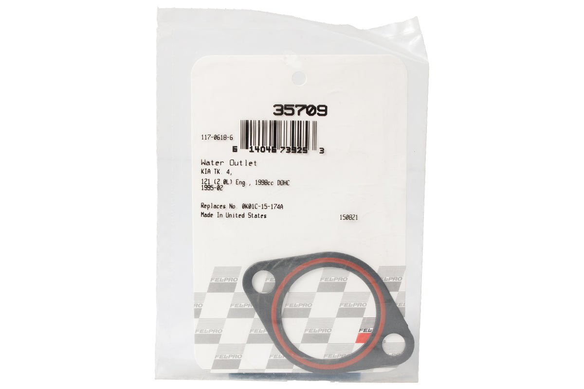 FelPro Replacement Water Outlet Gasket Fits 1996-2002 Kia Sportage Par ...