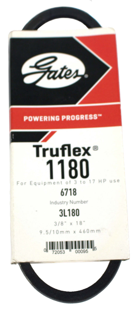 Gates TruFlex V-Belt 3/8" x 18" 37 Degree Industrial Light Duty Use Pa ...