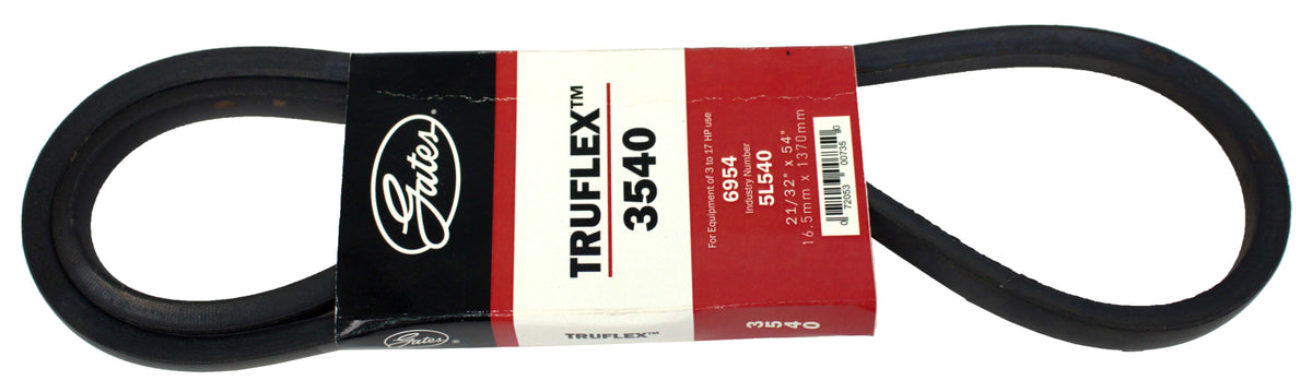 Gates TruFlex V-Belt 21/32" x 54" 36 Degrees Industrial Light Duty Use ...