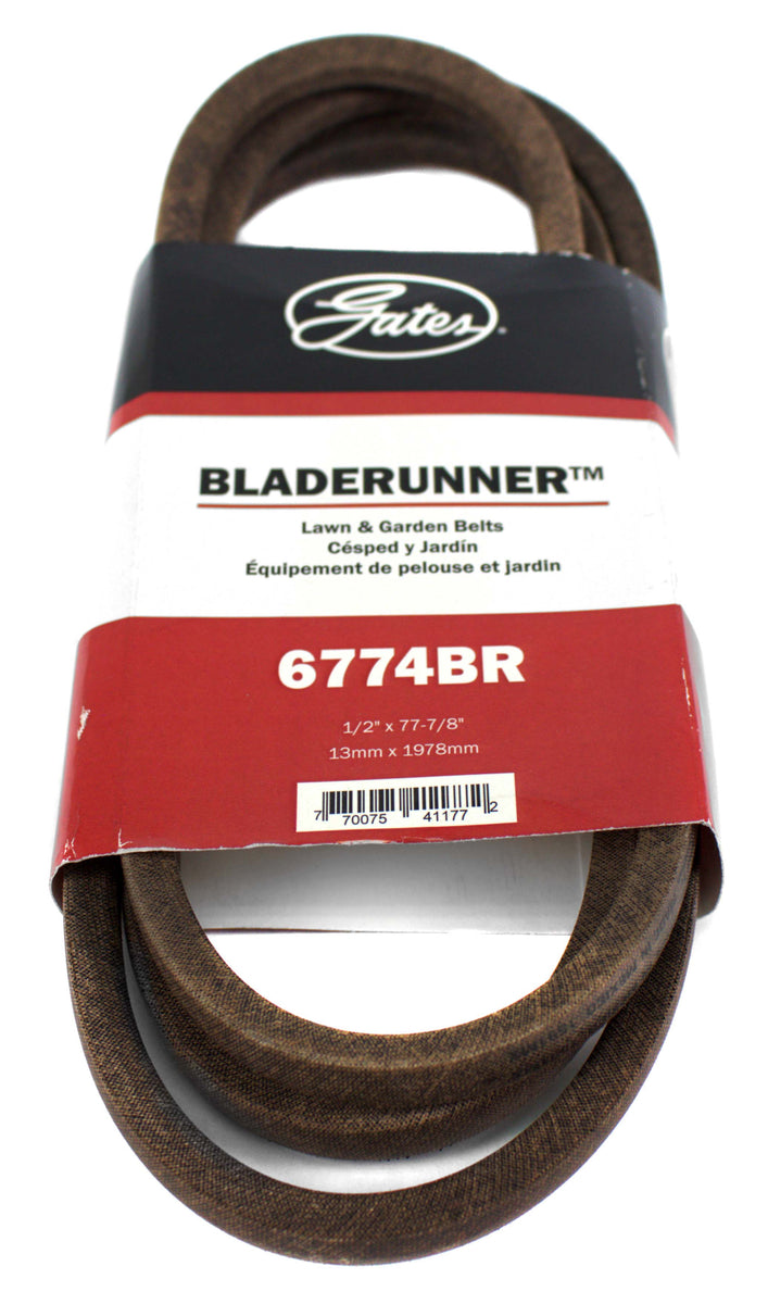 Gates BladeRunner Lawn Garden Belt 1/2in x 77-7/8in 37 Degree Angle Mo ...