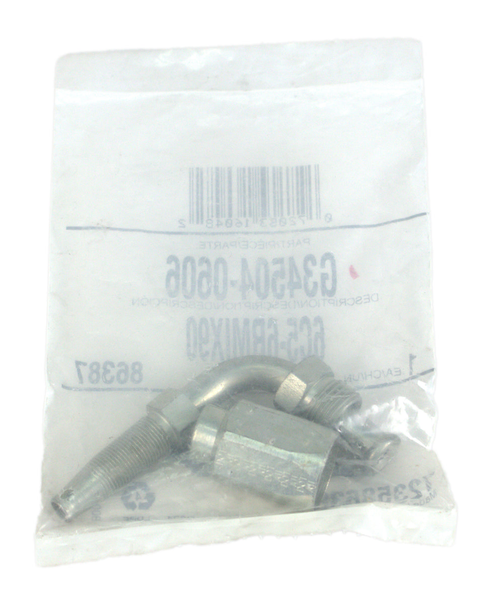 Gates Male SAE 45 Flare Inverted Swivel 5/16" ID 1/2" Stem 5/8" Nut G3 ...