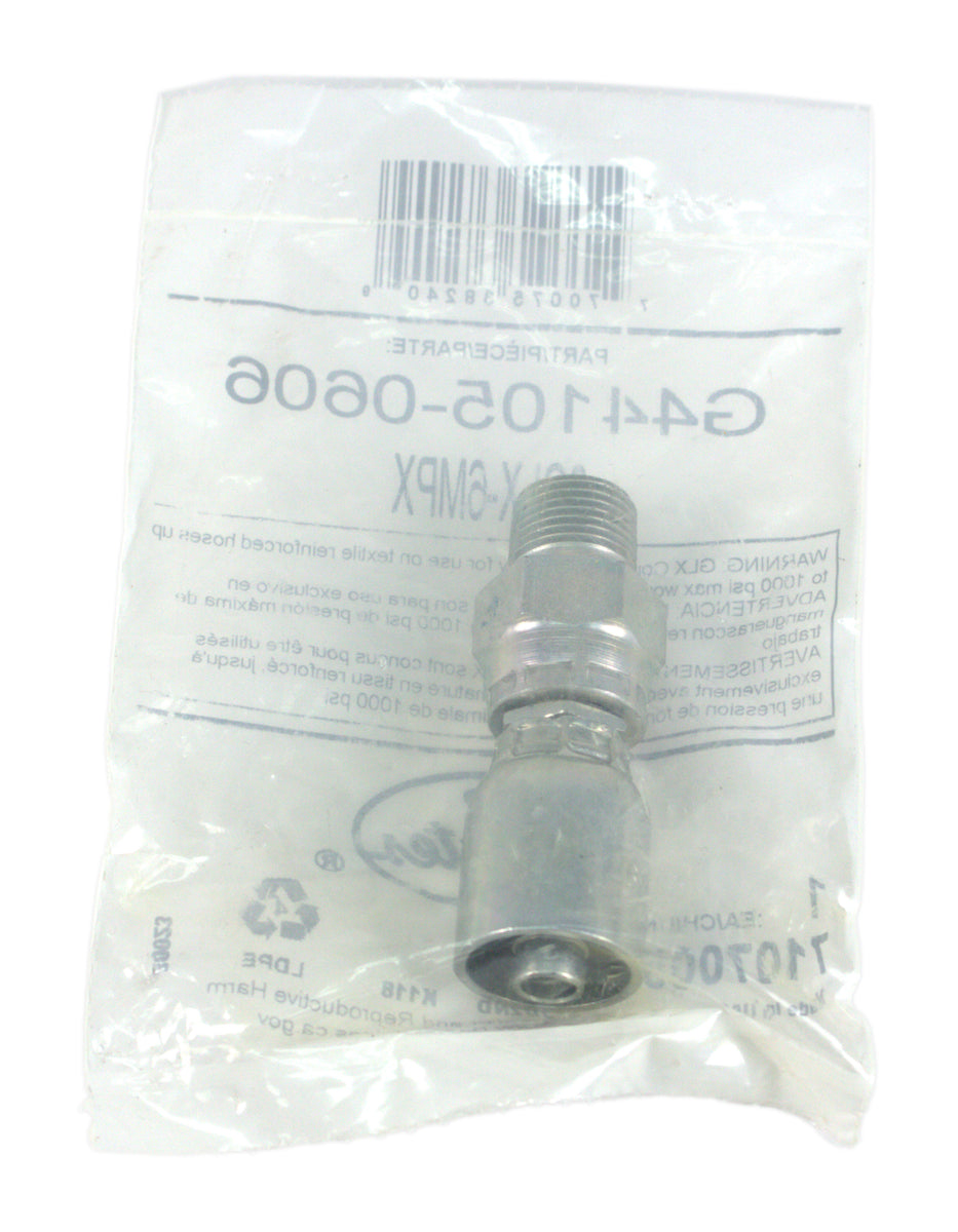 Gates GLX MPX Male NPTF Swivel 3/8-18 Thread Size 3/8" Hose ID Model G ...