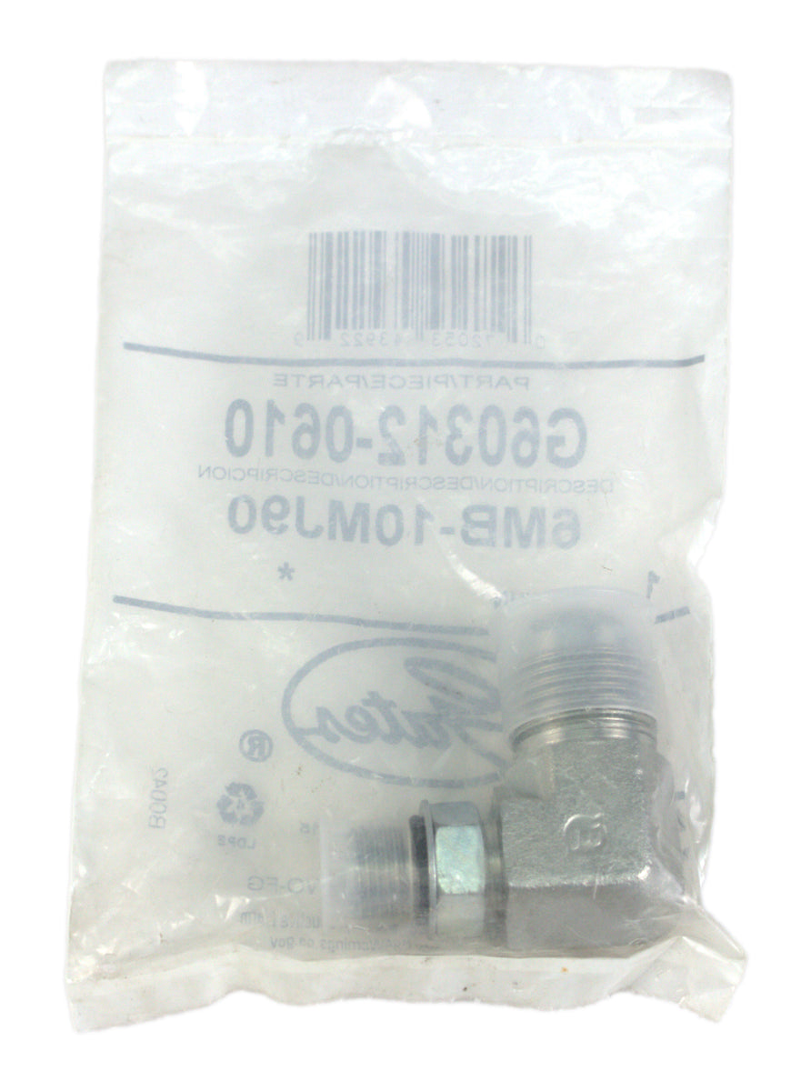 Gates Male O-Ring Boss x Male JIC 37 Deg Flare 90 Bent 7/8-14 Thread G ...