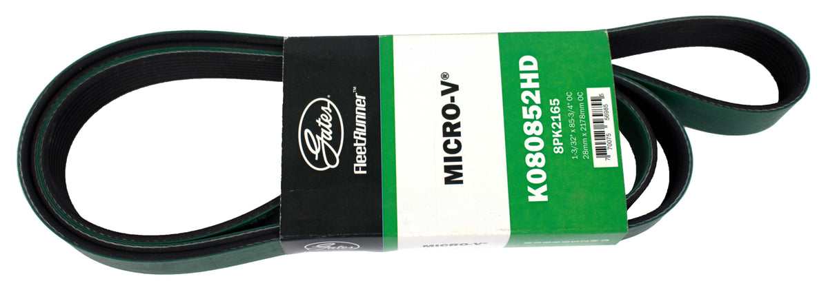 Gates FleetRunner Micro-V Belt Fits 2013-17 Peterbilt 365 Model Number ...