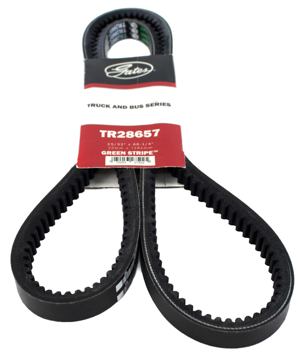 Gates Green Stripe II Belt Fits HD Trucks/Busses/Off-Road Equipment Pa ...