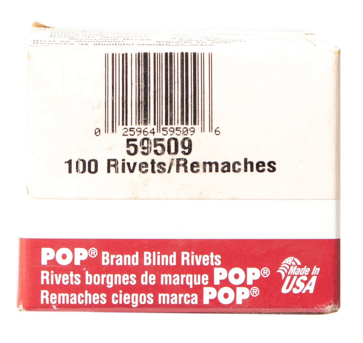 POP Avdel 59509 Blind Aluminum Rivet 1/8" Diameter 1/8"-3/16" Grip Ran ...