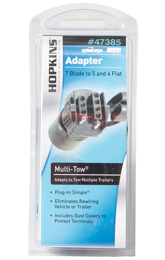 Hopkins Towing Solutions Multi-Tow 7 Blade x 5 Flat 4 Flat Adapter Par ...
