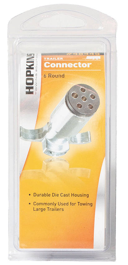 Hopkins Towing Solutions 6Round Trailer Connector Adapter Zinc Part Nu ...