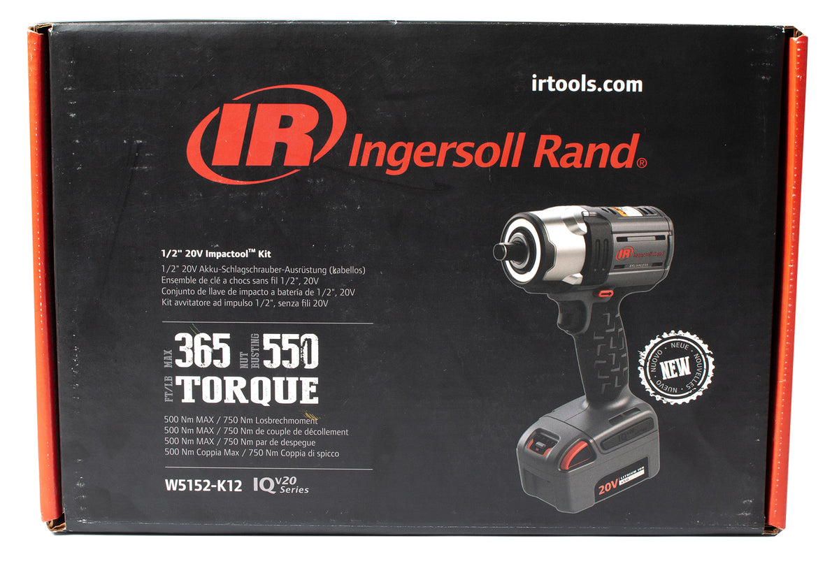 Ingersoll Rand 1/2" 20v Impactool Li-ion Battery 12/20v Charger Bag Ki ...