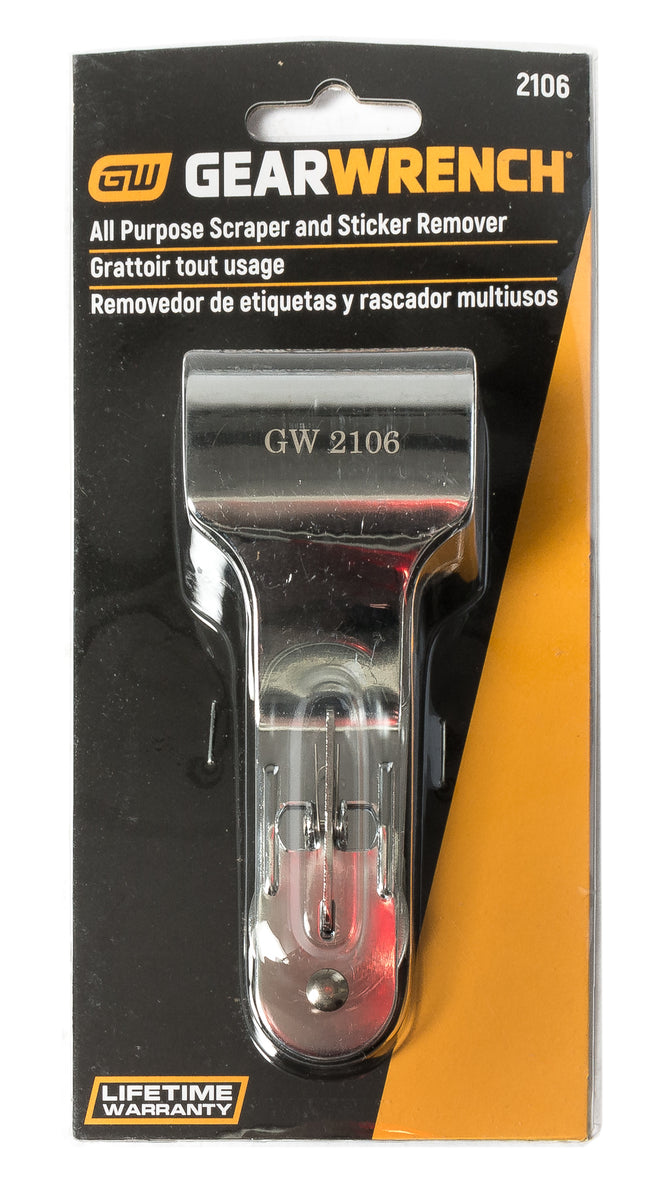 Apex Tool Group GearWrench All Purpose Scraper And Sticker Remover 1EA ...