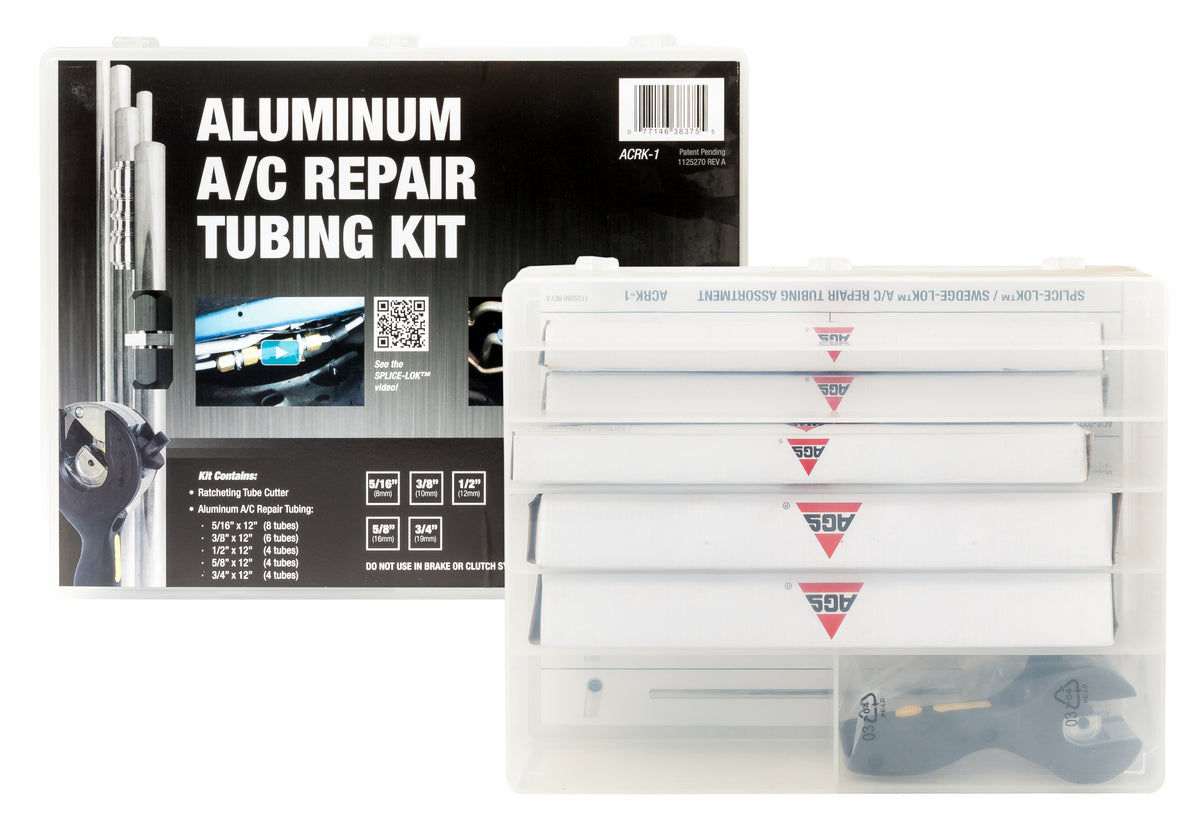 AGS Splice-LOK/Kledge-LOK AC Aluminum Repair Tubing Assortment Kit Par ...