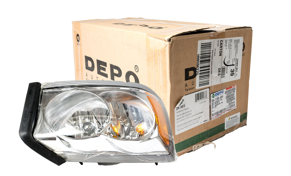 Depo Maxzone Replacement Right Head Lamp Fits 2006-2007 Dodge Dakota P ...
