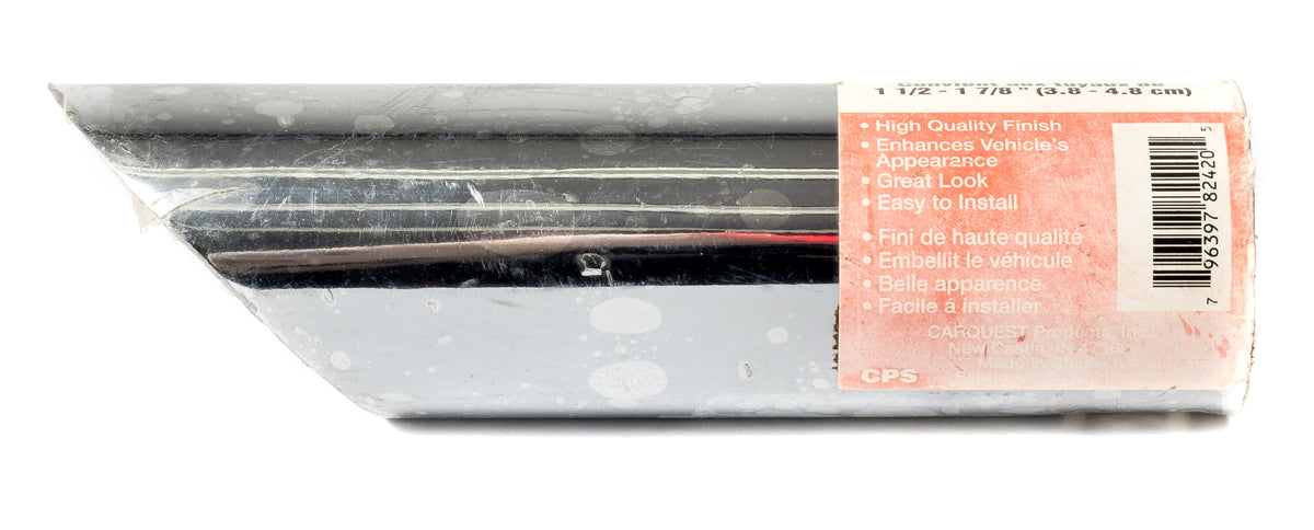 Carquest Chrome Slant Slice 7in Extension Fit 1-1/2in x 1-7/8in Pipe P ...