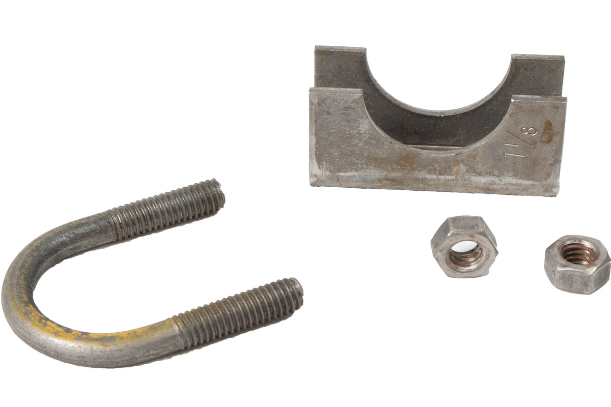 Nickson 1-1/8in Heavy Duty 3/8in U-Bolt Stainless Steel Exhaust Clamp ...