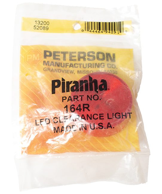 Peterson 2 Inch Round LED Clearance Side Marker Light Kit Red 3 Diode ...