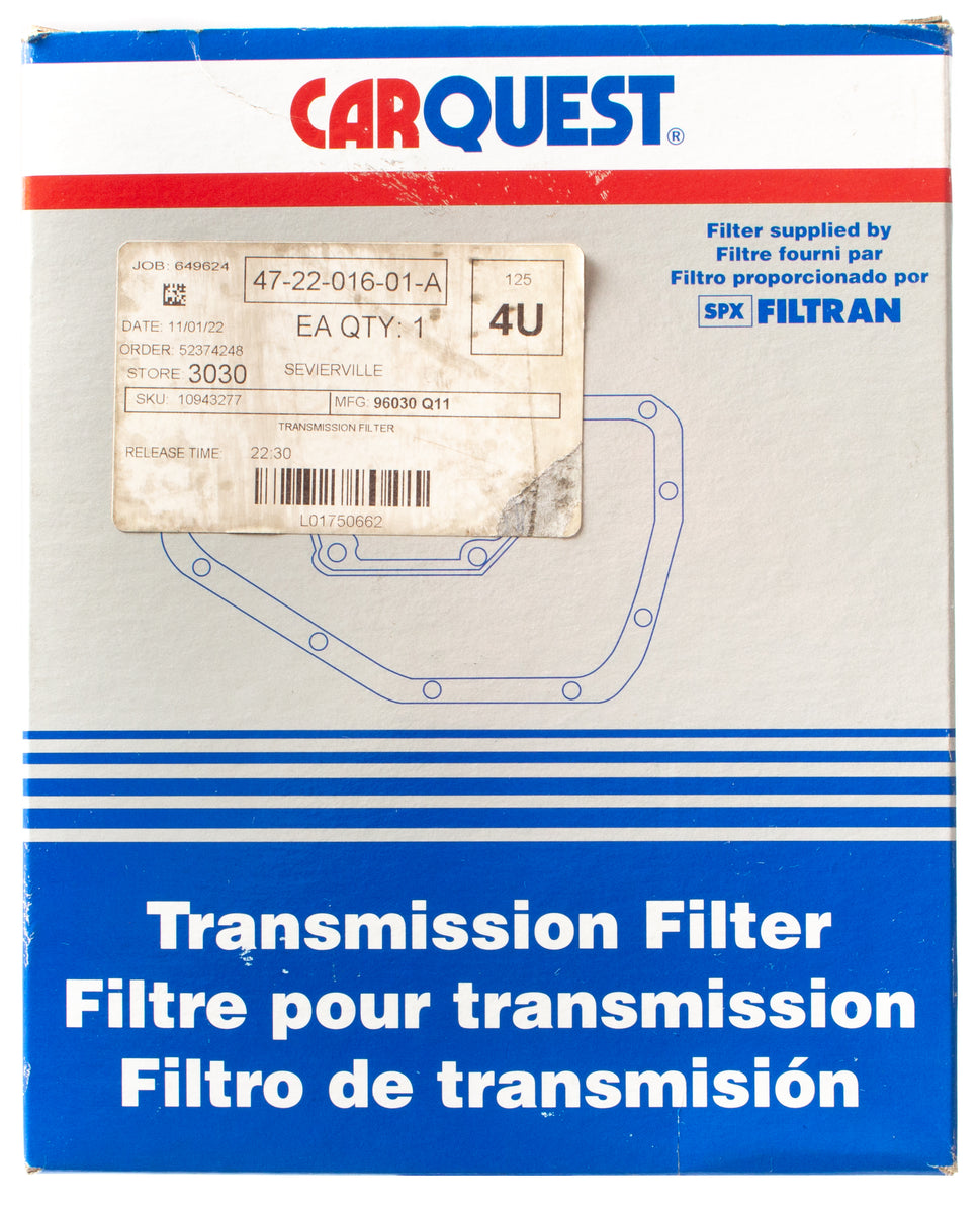 CarQuest Replacement Transmission Filter Rubber Gasket Kit Fit 1996-05 ...