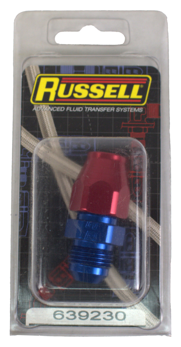 Russell Aluminum Fuel Line Male Adapter Tube -8AN x 1/2 Inch Model Num ...