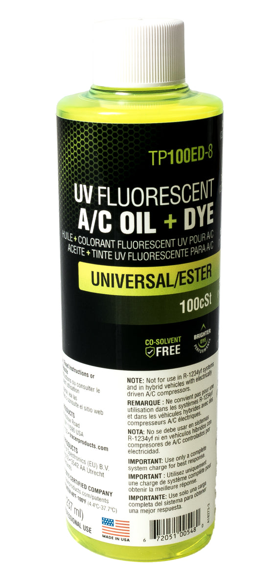 Tracerline UV Fluorescent AC Oil Plus Dye Co-Solvent Free Model Number ...
