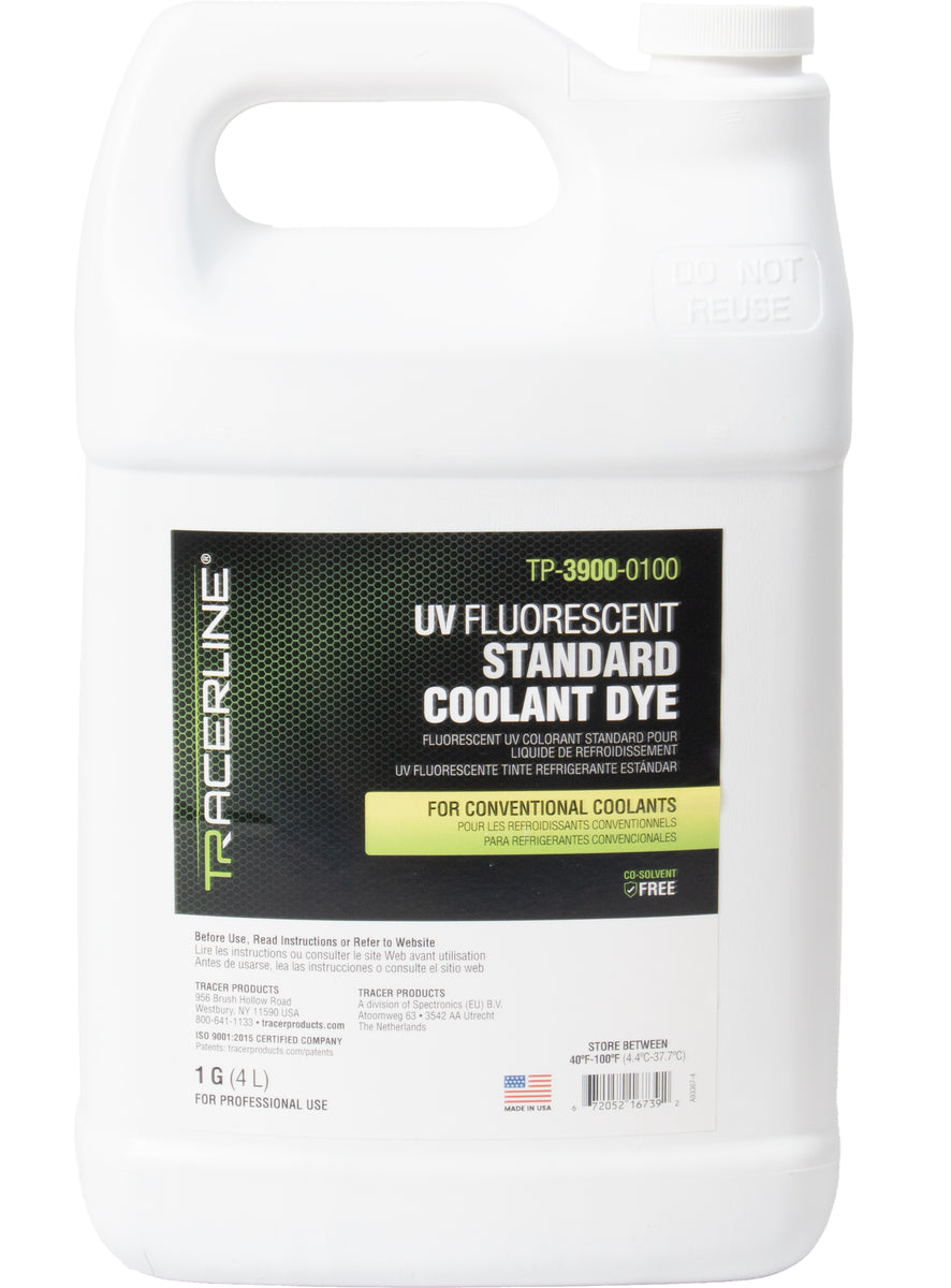 Tracerline UV Fluorescent Standard Coolant Dye 1 Gallon Part Number TP ...