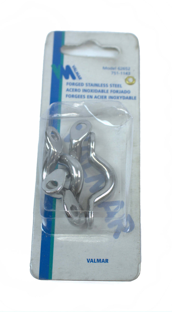 Valmar Marine Forged Stainless Steel Eye Straps Fit Bimini Top Part Nu ...